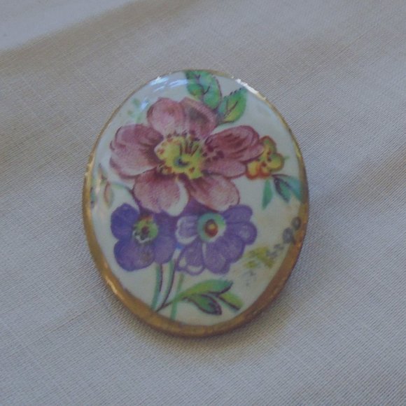 Jewelry | Vintage China Brooch | Poshmark